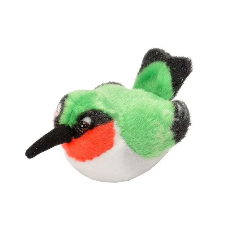 Audubon Ii Ruby Throat Hummingbird Stuffed Animal 5.5" – Sherburne ...